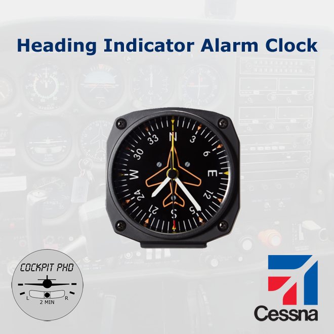 Heading Indicator Alarm Clock | Aviation Decor & Pilot Gifts – Cockpit phD