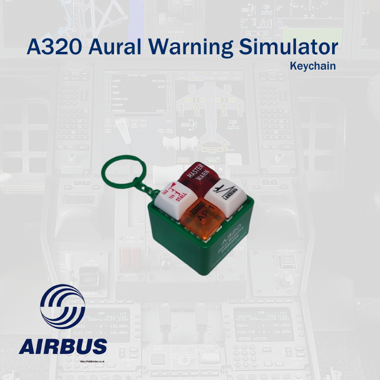 Airbus A320 Aural Warning Simulator Keychain – Cockpit phD