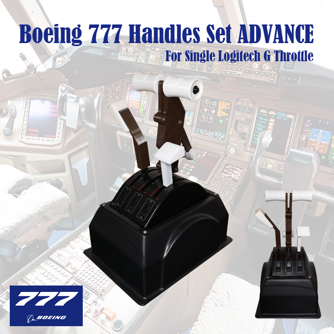 Boeing 777 Handles Set ADVANCE (Single Arm Dual Version) for Logitech G ...